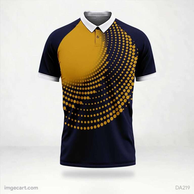 Cricket Jersey Design Purple with yellow Pattern - imgecart