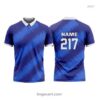 Cricket Jersey Design Navy Blue Pattern - imgecart