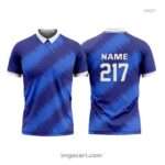 Cricket Jersey Design Navy Blue Pattern - imgecart