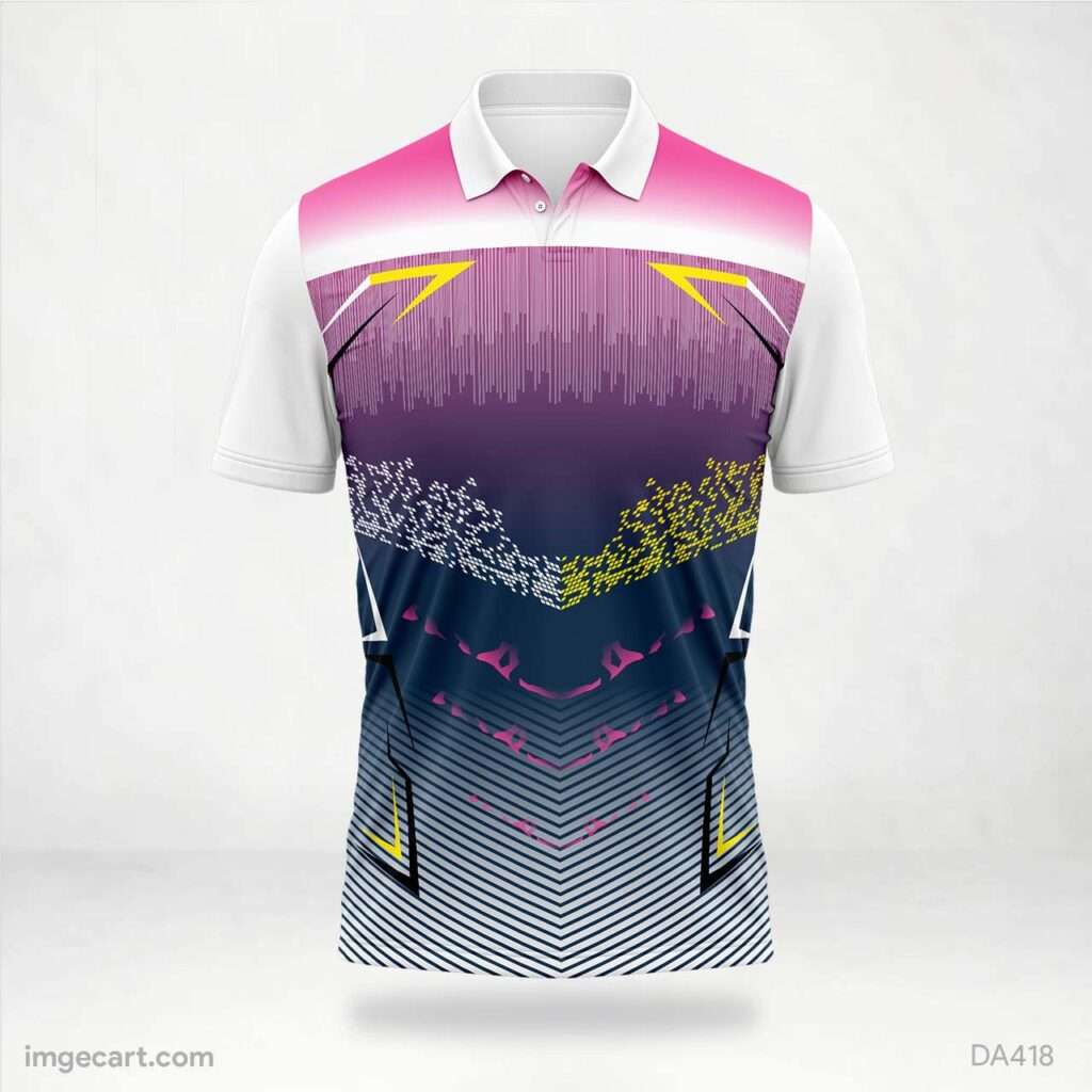 Pink gradient Jersey Design - imgecart