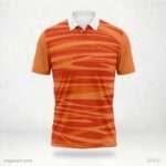 Orange Sublimation Jersey Design - imgecart