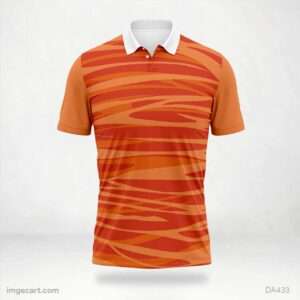 Orange Sublimation Jersey Design - imgecart