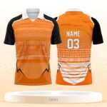 Orange Sublimation Festival Jersey Design - imgecart