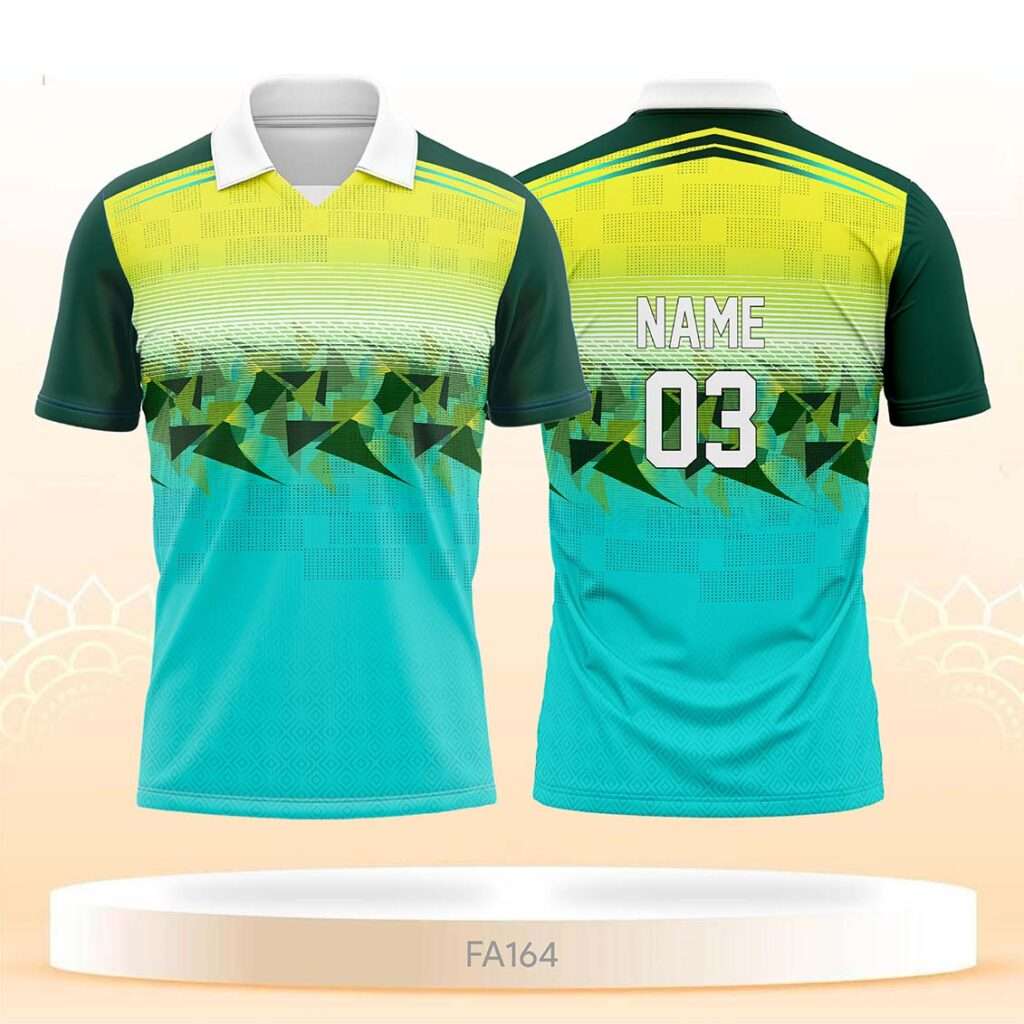 Green Sublimation Festival Jersey Design - imgecart