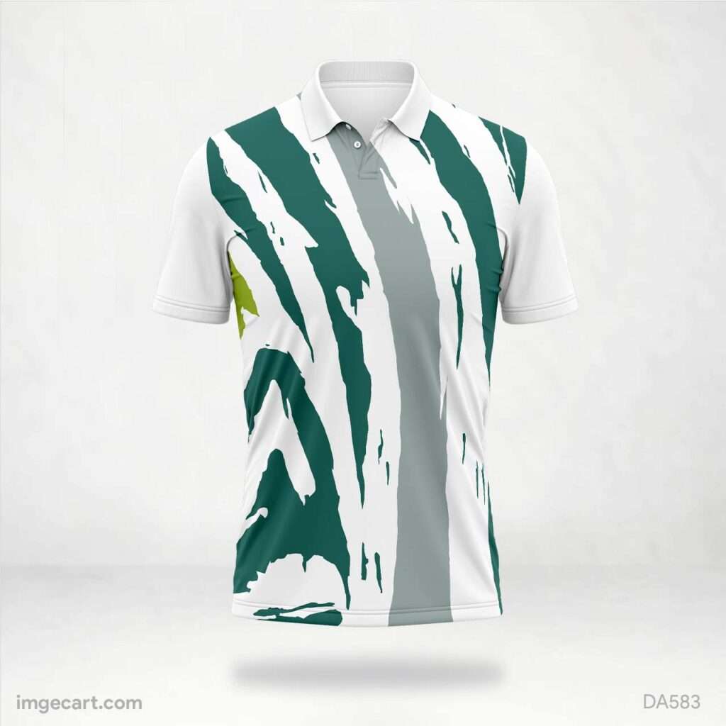 Green and Grey Jersey Design - imgecart