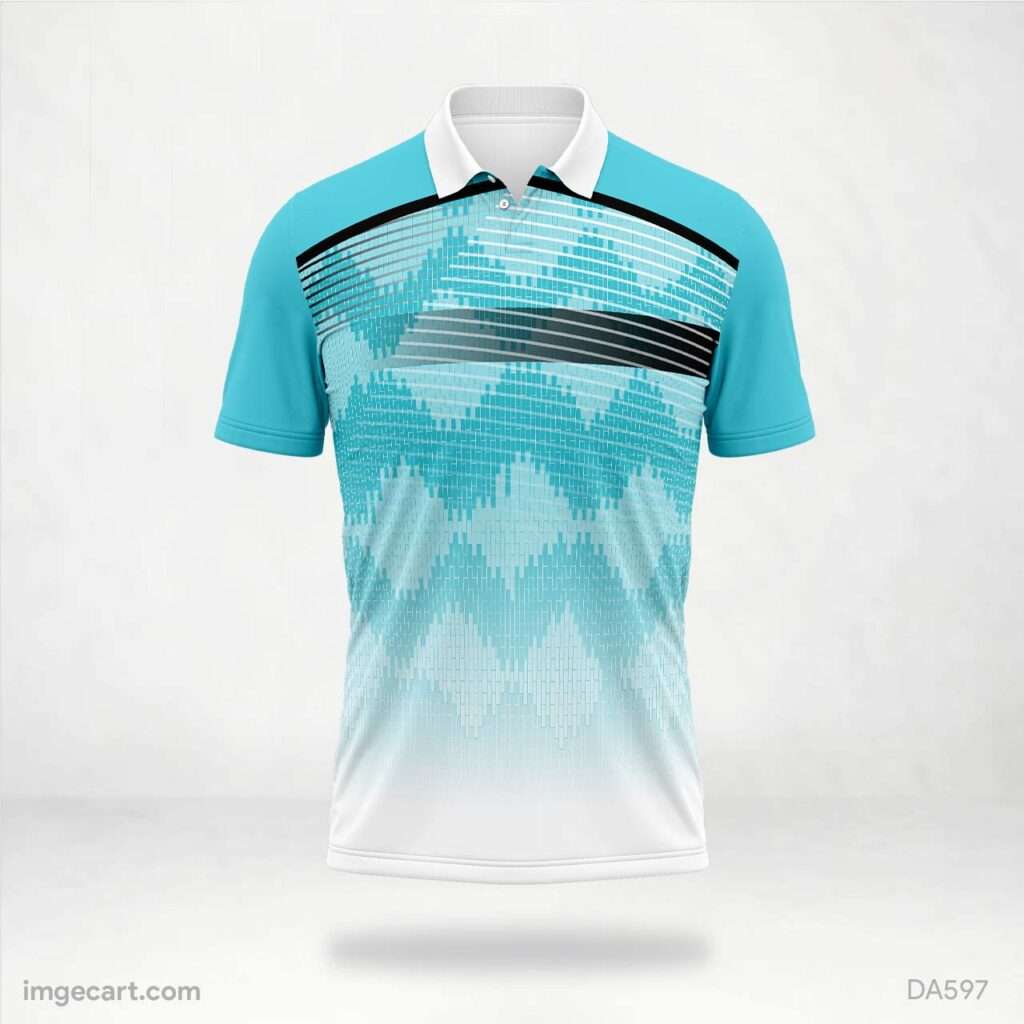 Sky Blue and White Sublimation Design - imgecart