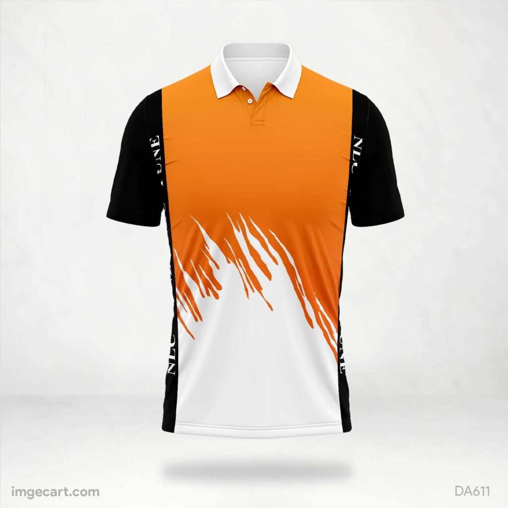 Orange and White Sublimation Design - imgecart