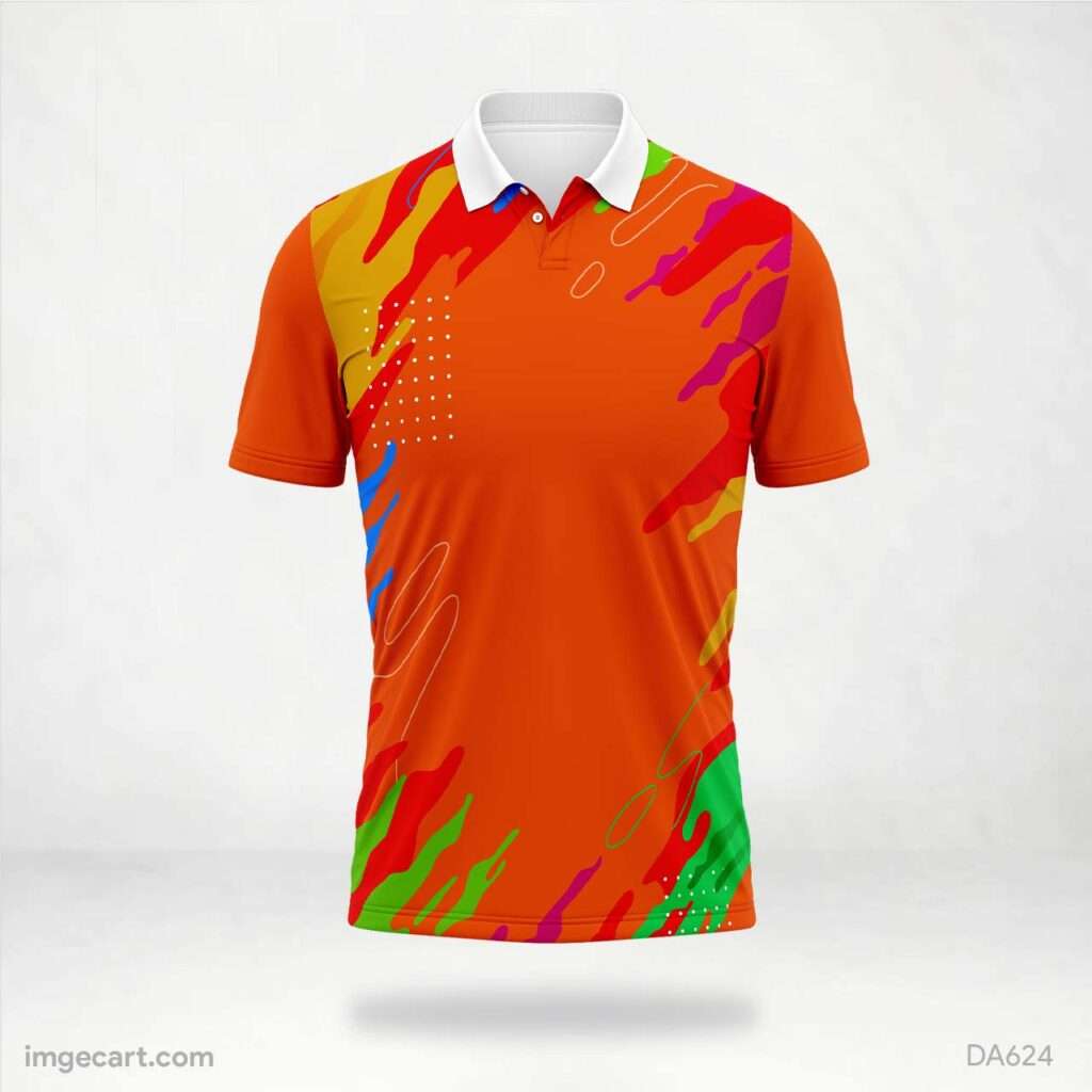 Orange Green Yellow Sublimation Design - imgecart