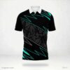 Black and Green Line Sublimation Design - imgecart