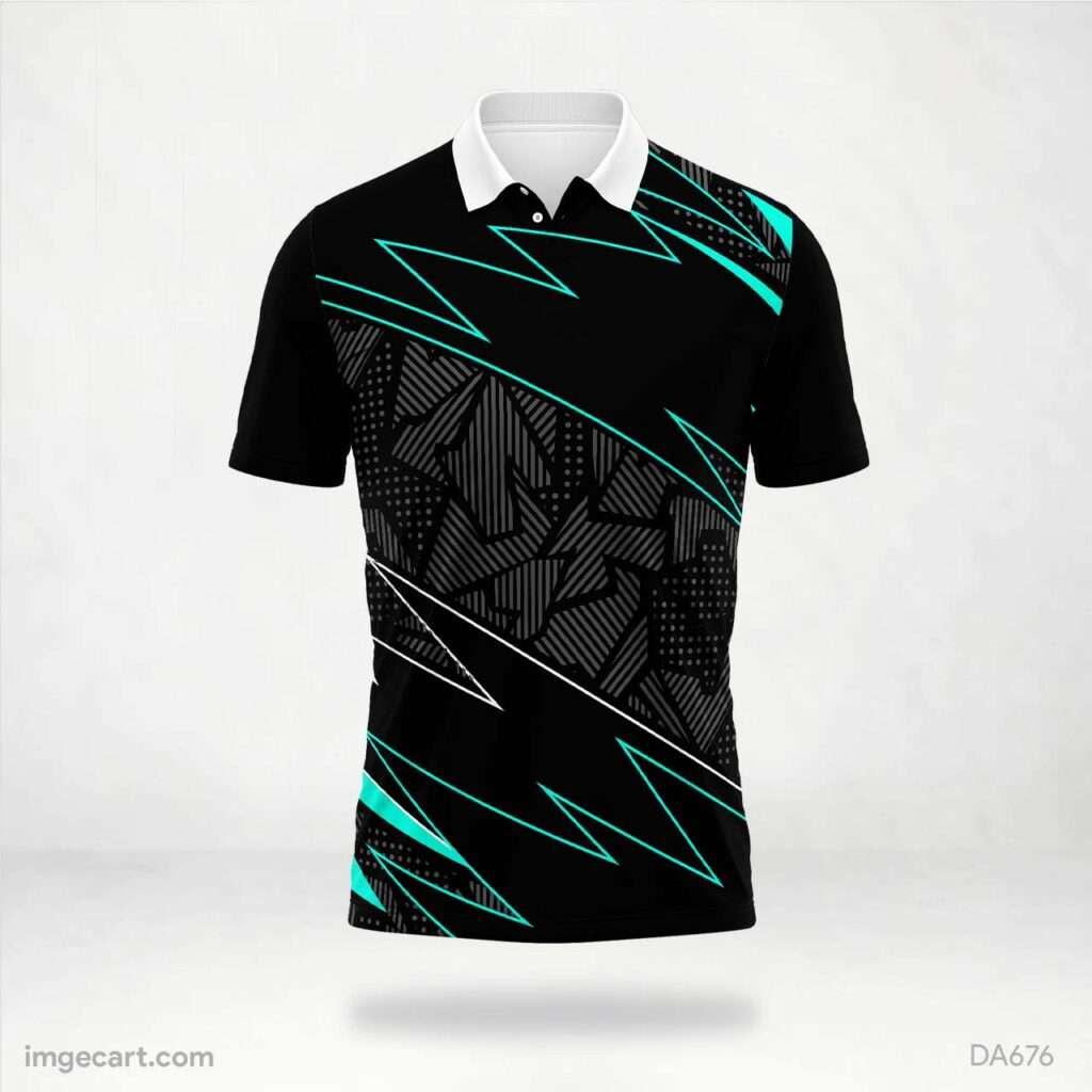 Black and Green Line Sublimation Design - imgecart