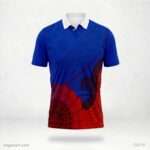 Abstract Blue and Red Sublimation Design - imgecart