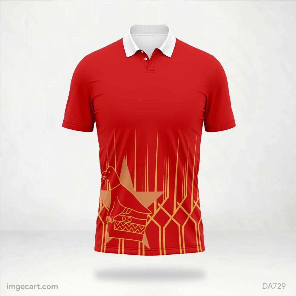 Red Cricket Sublimation Design - imgecart