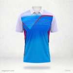 Blue and Red Line Cricket Jersey Design - imgecart