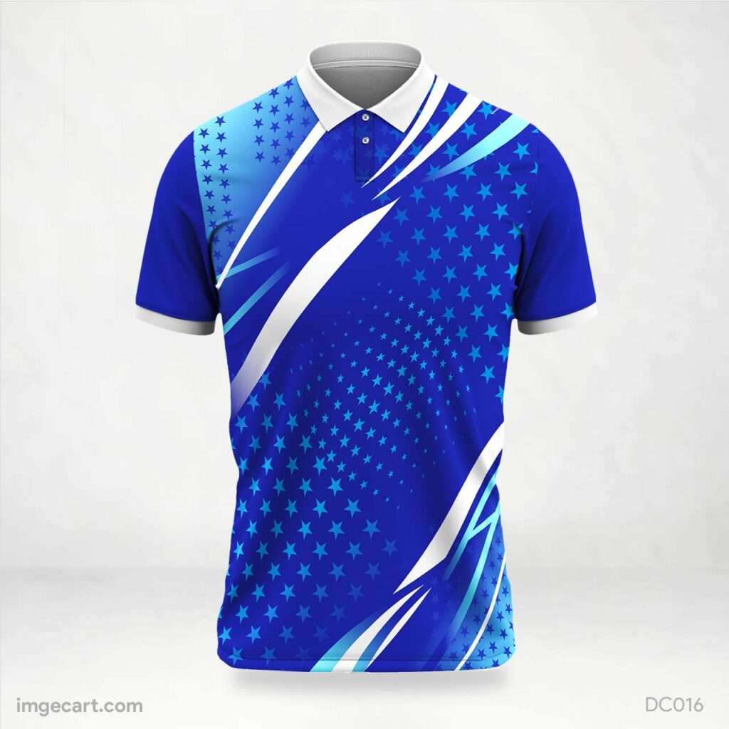 Dark Blue and Blue Jersey Design - imgecart