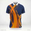 Orange Cricketer Jersey Design - imgecart