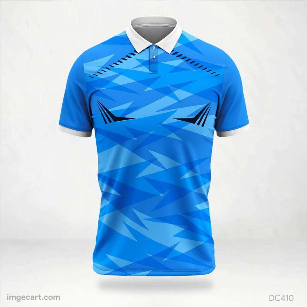 Dark Blue and Black Blue Jersey Design - imgecart