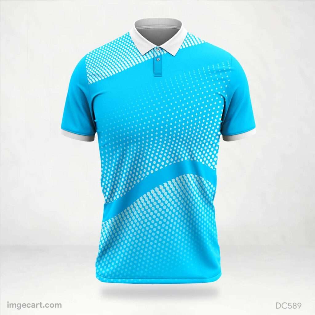 Blue and White Jersey Design - imgecart