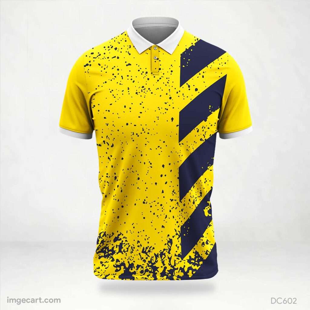 Yellow and Black Jersey Design - imgecart