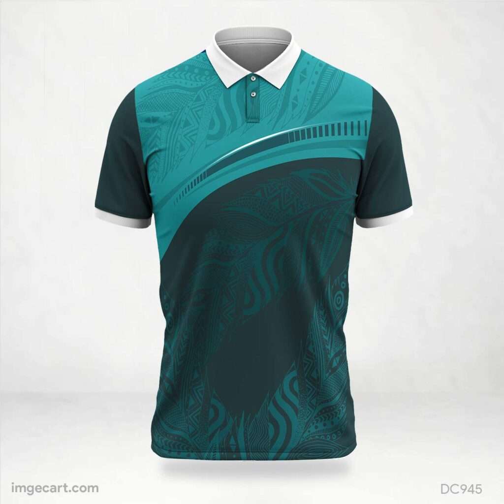 Green Pattern Jersey Design - imgecart