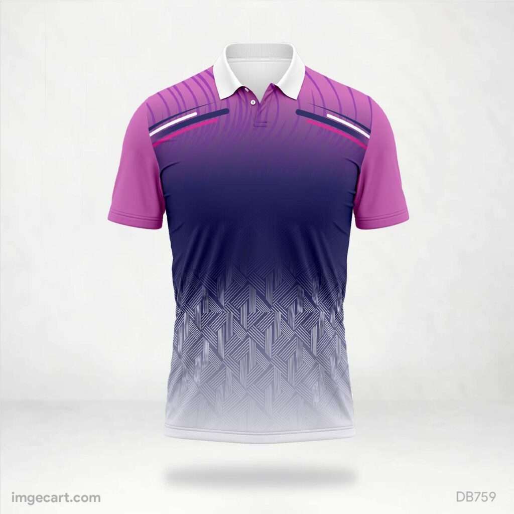 Purple and Pink Pattern Jersey Design - imgecart