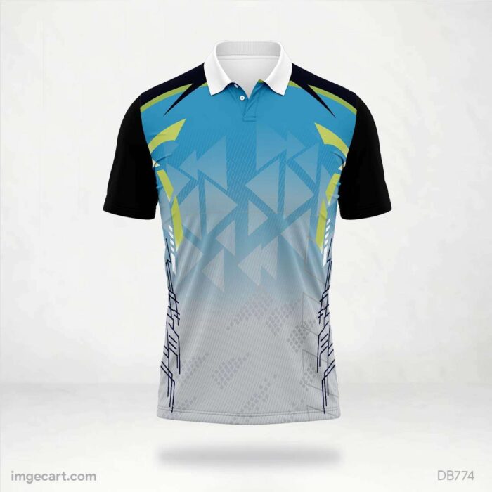 Blue Phoenix Fire Jersey Design - imgecart