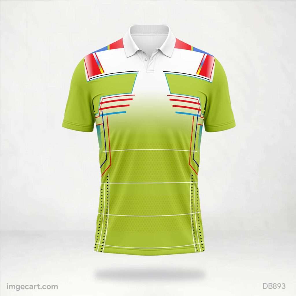 Green Pattern Jersey design - imgecart