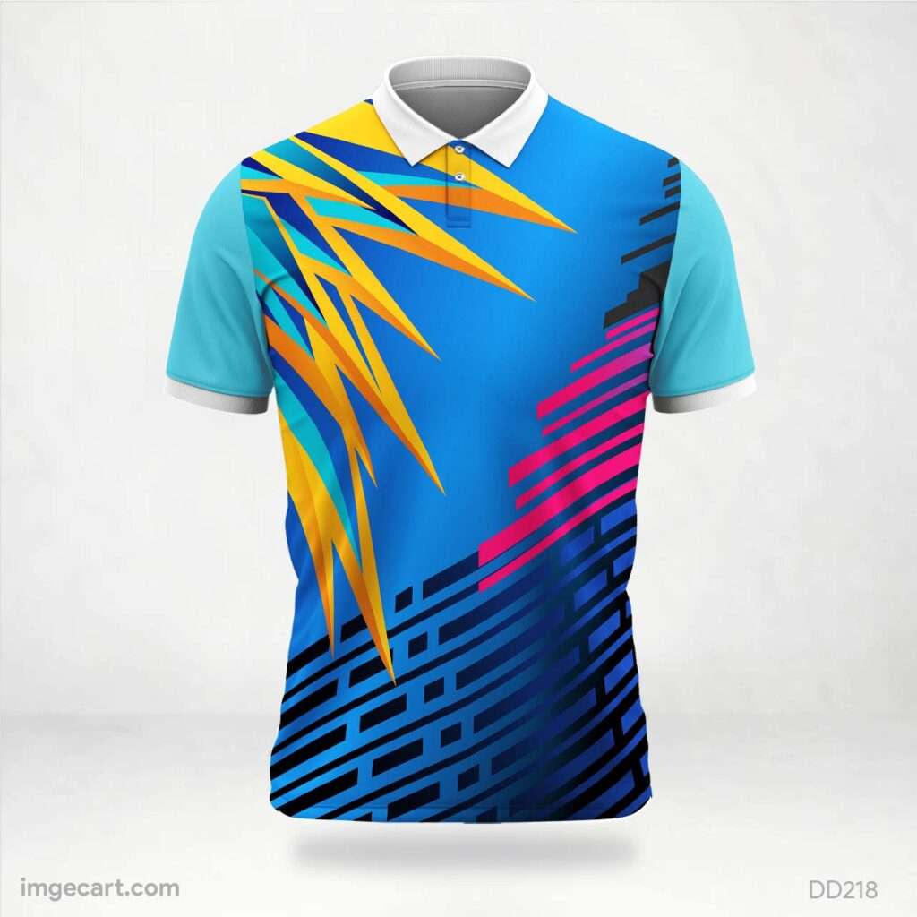 Lemon Weave Polo T-Shirt Design - imgecart