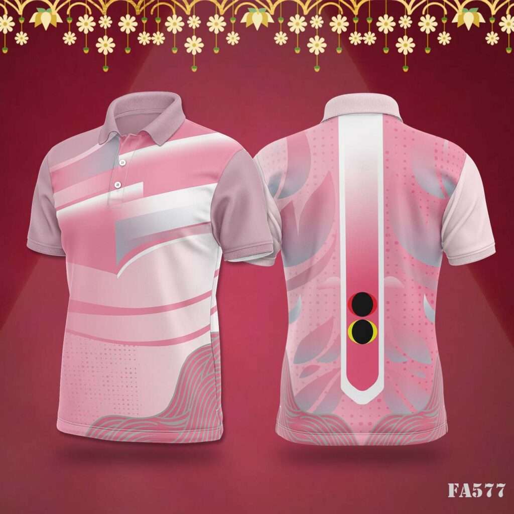 Pink Waves & Gradients Jersey - imgecart